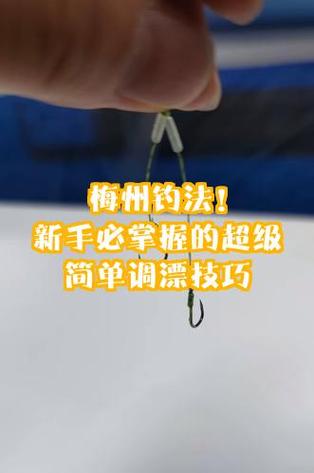 钓鱼走水怎么调漂截图