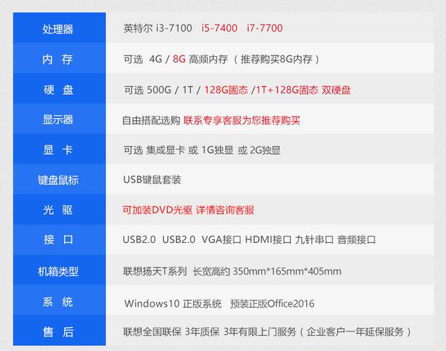 扬天t4900c-00参数截图