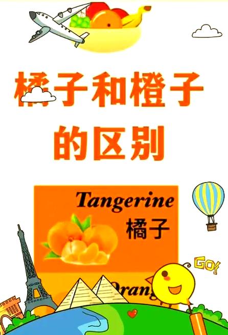 橘子橙子桔子的区别图标