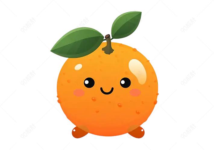 橘子的小表情符号图标