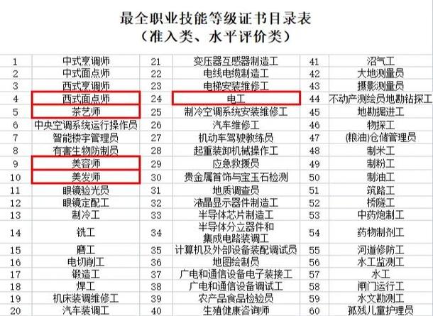 国家职业资格目录图标