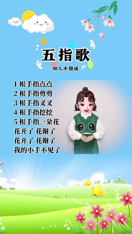 五个手指的叫法图标