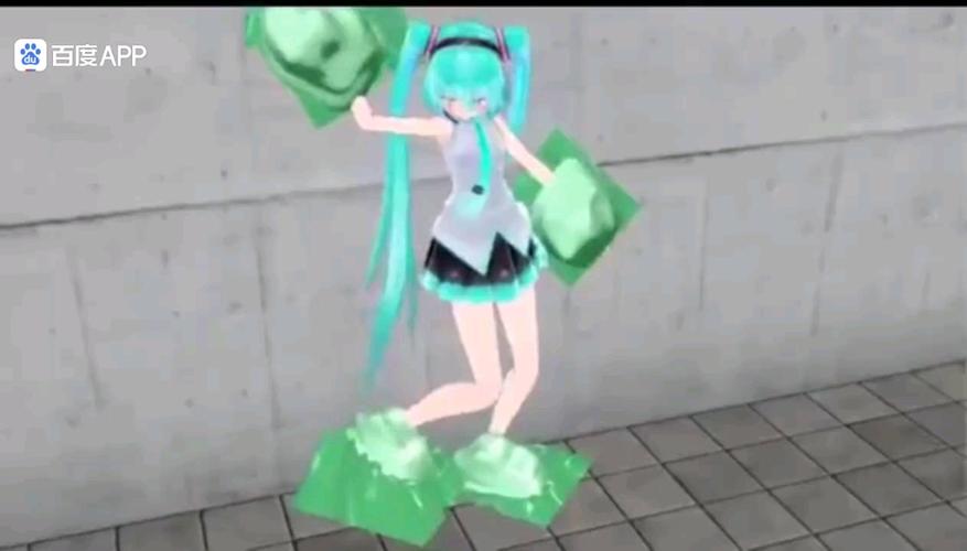 初音被胶水粘住手脚的视频图标