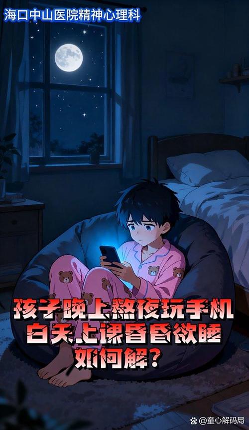 晚上几点以后不能玩手机图标
