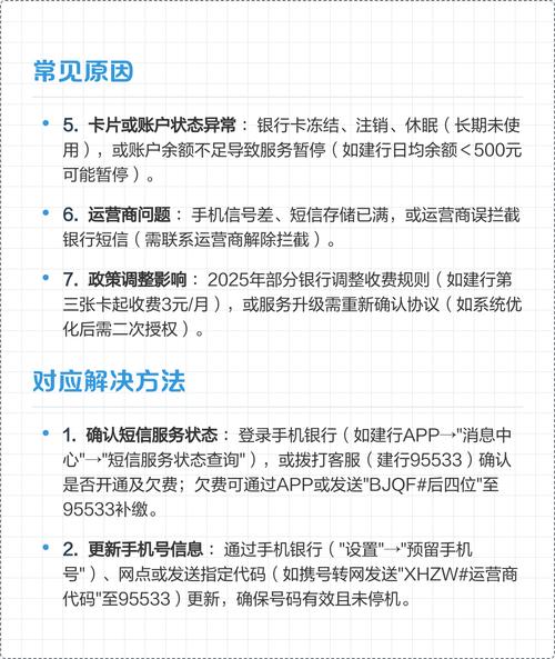 办卡收不到短信是怎么回事截图