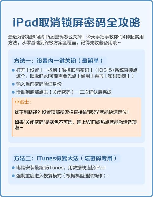 ipad锁屏相机怎么关闭图标