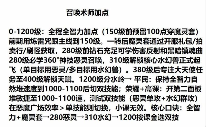 奇迹召唤9000加点截图