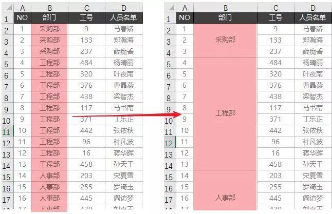 Excel表格变成粉色截图