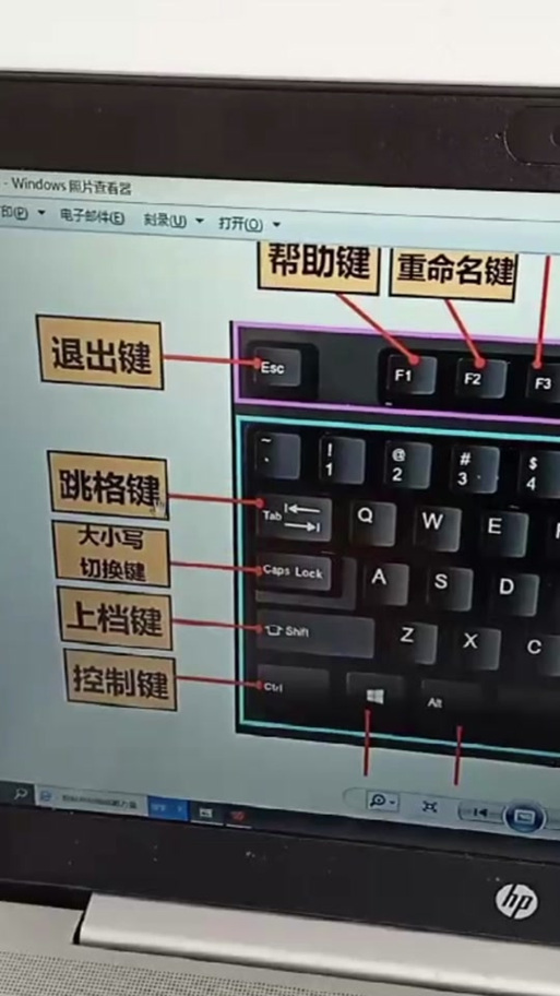电脑键盘左右键不能跳格图标