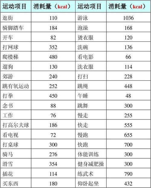 骑行消耗热量表图标