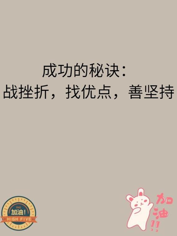 成功三要素,一是坚持图标