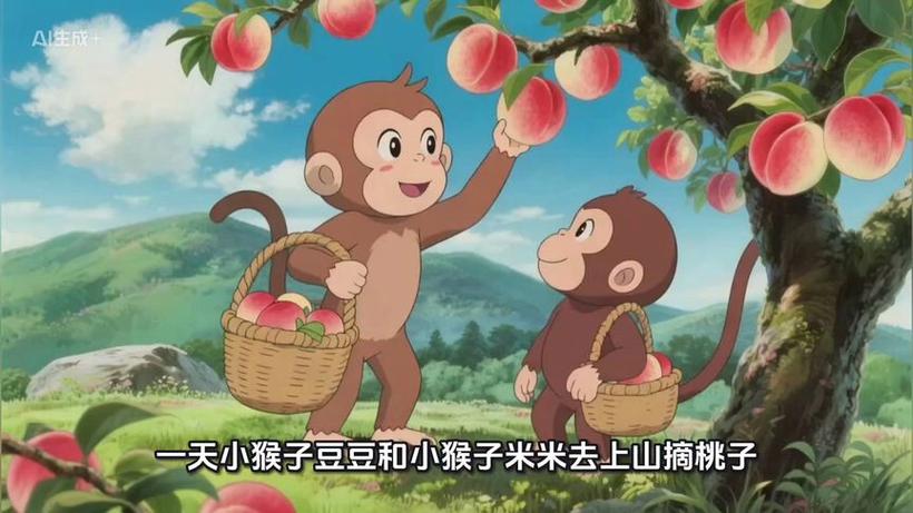 猴妈妈摘了15个桃子游戏截图