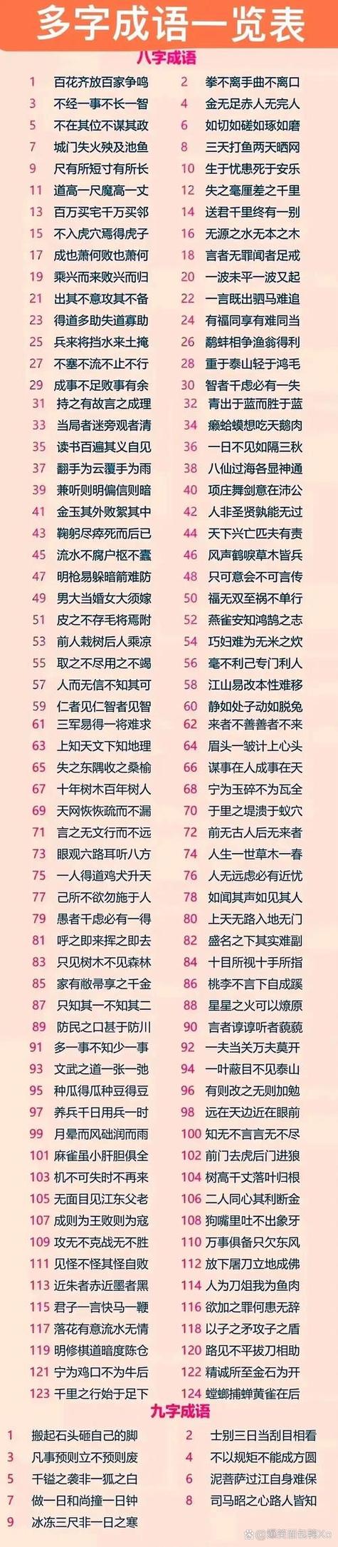 成语3000个大全