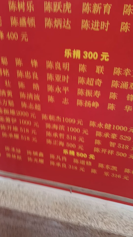 祠堂捐款简短100字图标