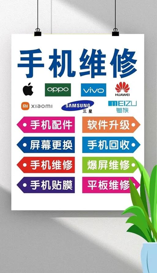 最新手机维修广告图片图标