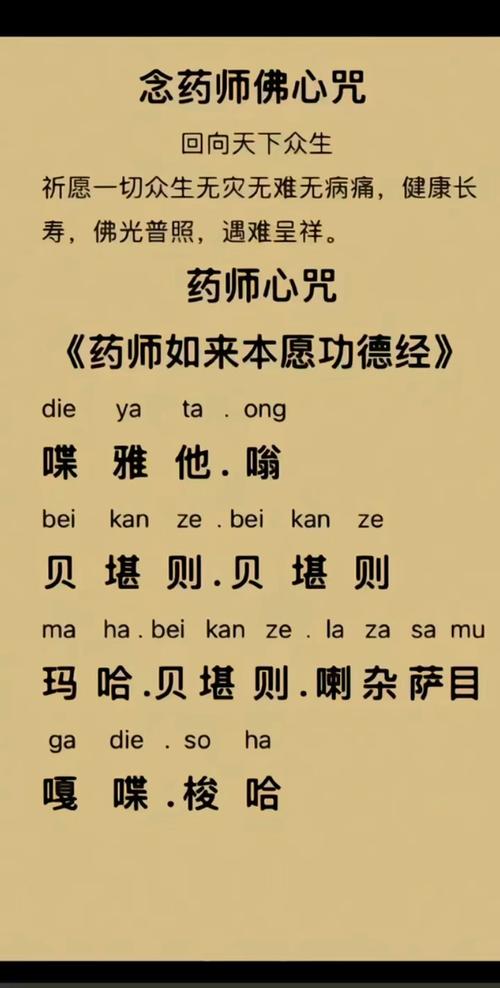 药师心咒注音图标