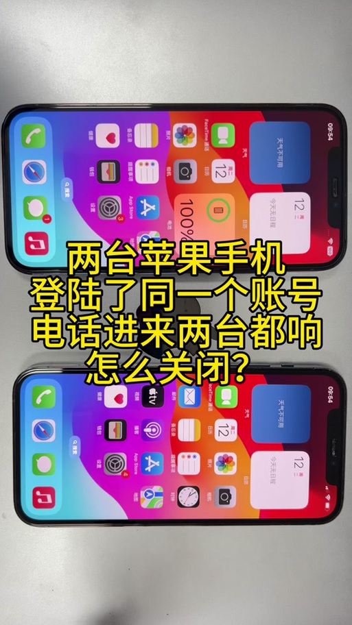 用同一个苹果id两台手机一起响图标
