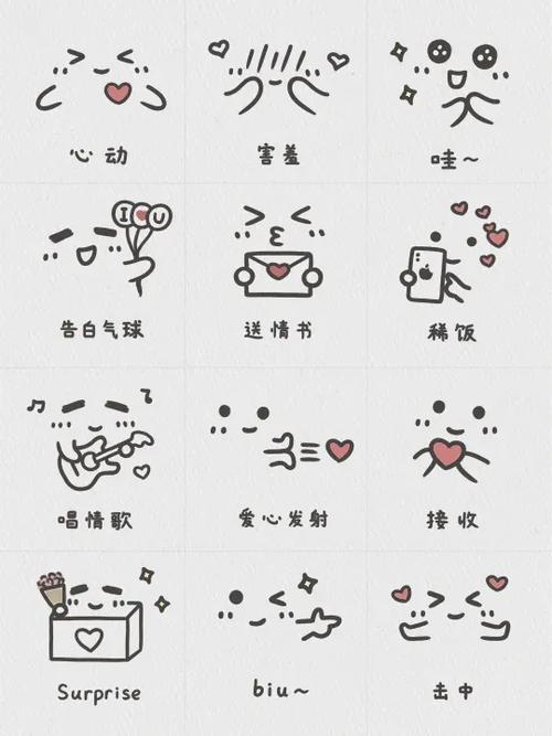 可爱的小表情符号哪里找图标