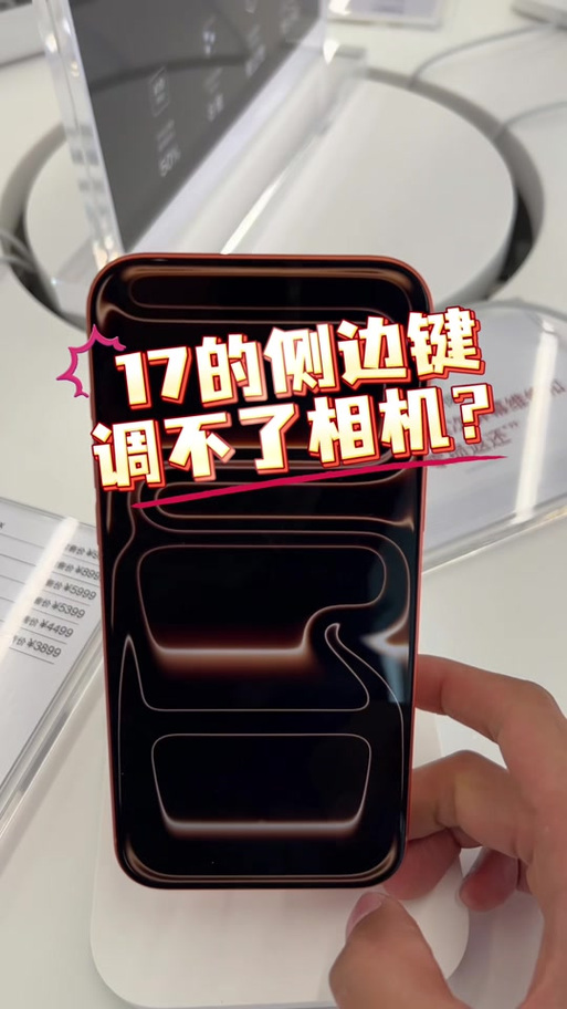 苹果17pro拍照键滑动不了图标