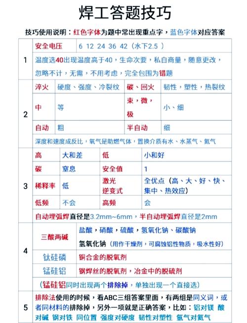 焊工考试题答题技巧缩略图