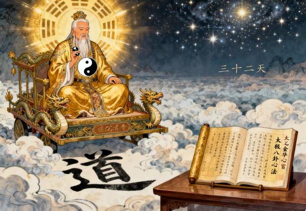 道教八卦大神图标