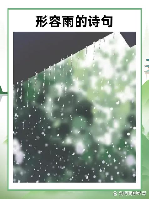 形容下雨的诗句图标