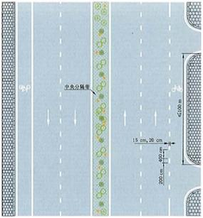高速路上白色方块虚线图标