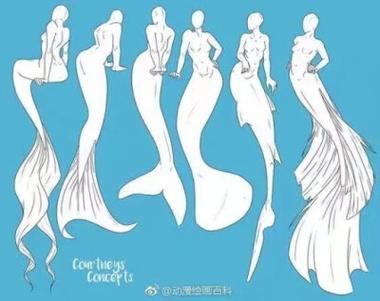 oc鱼尾裙礼服素材图标
