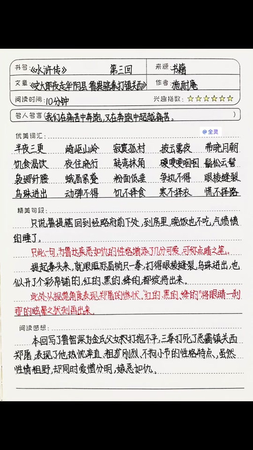 好段摘抄加批注图标
