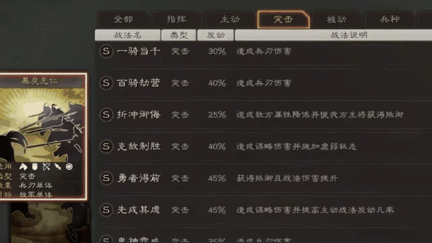 三国志战略版赵云关羽张飞战法图标