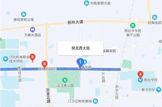 邢台市街道办事处划分图图标