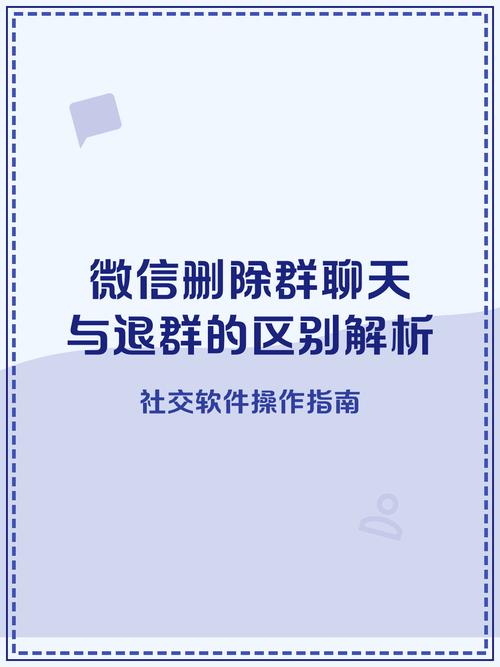 微信删除群聊天记录就是退群了吗图标