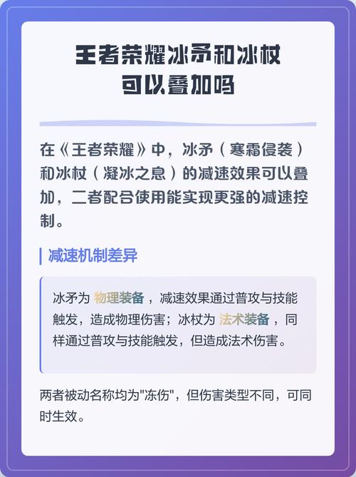 王者冰杖和减速技能叠加吗图标