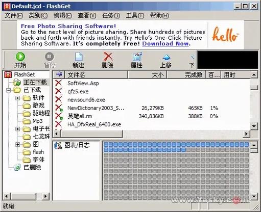 FlashGet下载截图