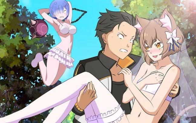 女装大佬和男装大佬的漫画图标