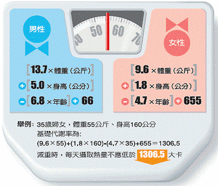 基础代谢计算器在线截图