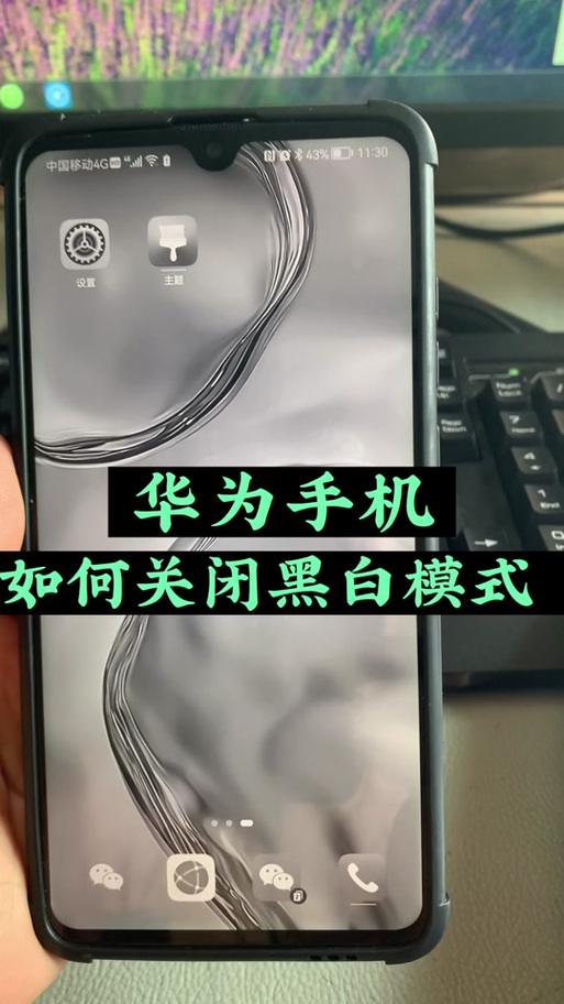 华为有黑白模式吗