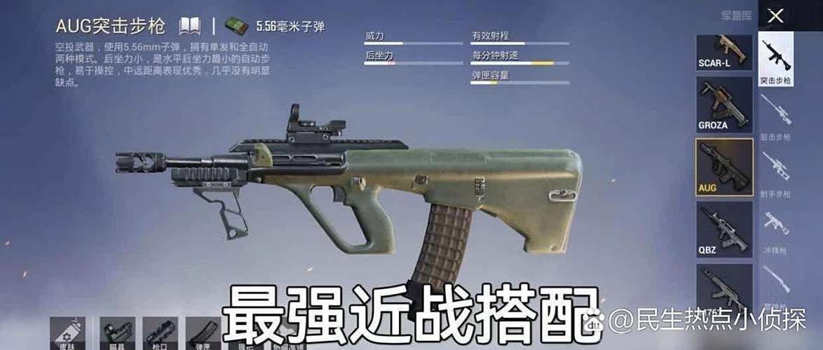 和平精英枪的搭配方案图标