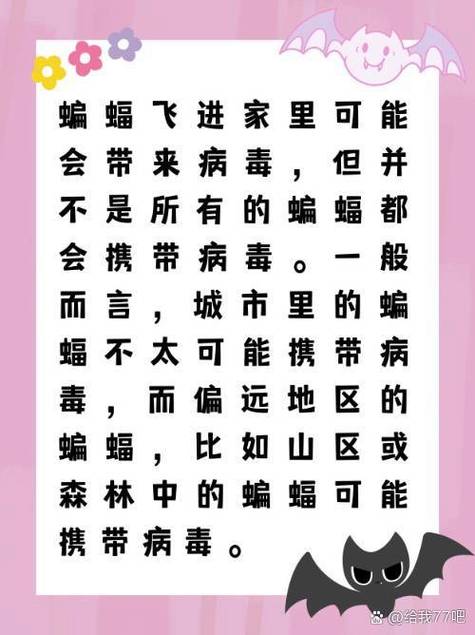 蝙蝠飞进屋会不会带病毒图标