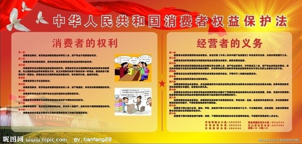 维护消费者权益的方法图标