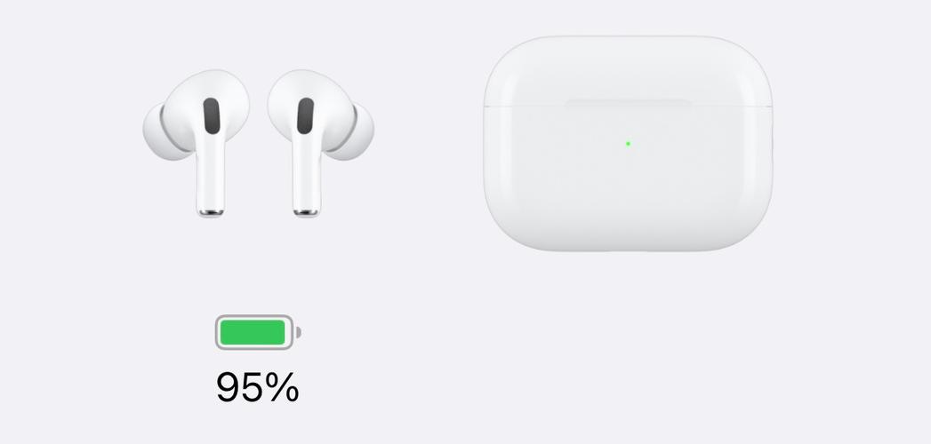苹果airpods pro充电仓电量截图