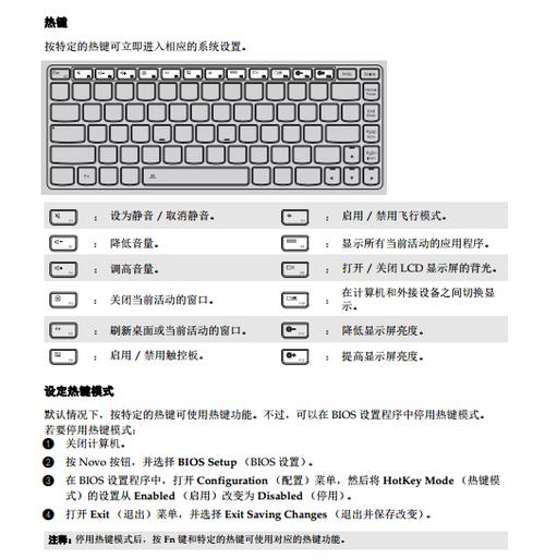 联想小新关闭f1-f12快捷键图标