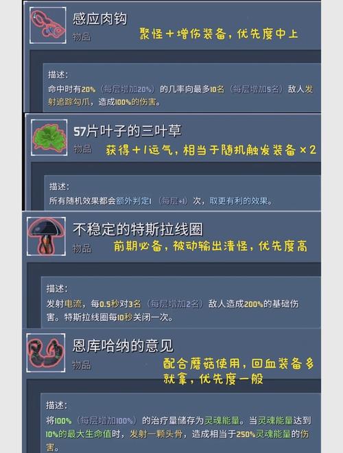 雨中冒险2哪个神器最好图标