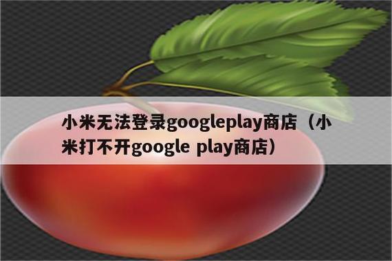小米谷歌商店无法登录图标