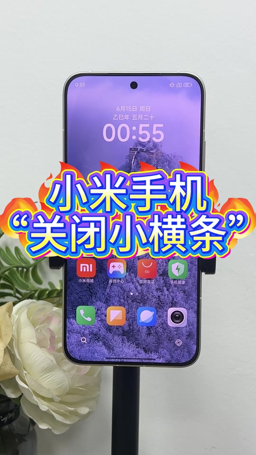 小米横条怎么关截图