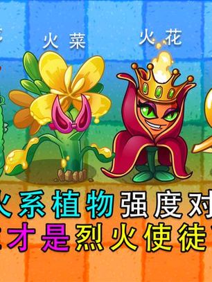 植物大战僵尸火系植物图标