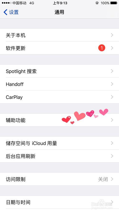苹果手机小白圈圈在哪设置