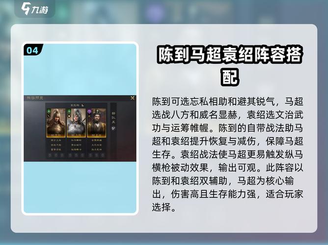 袁绍阵容搭配攻略图标