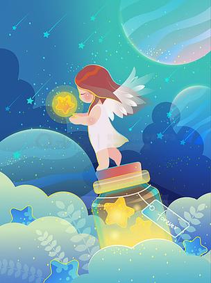 小仙女撒星星的图片截图