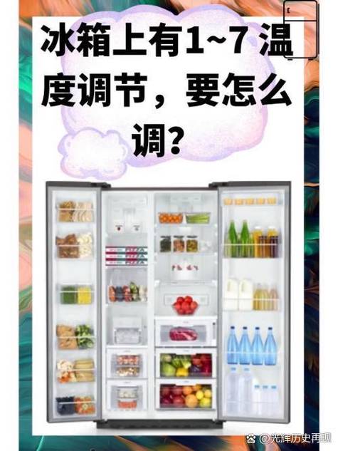 电冰箱温度怎么调1至7
